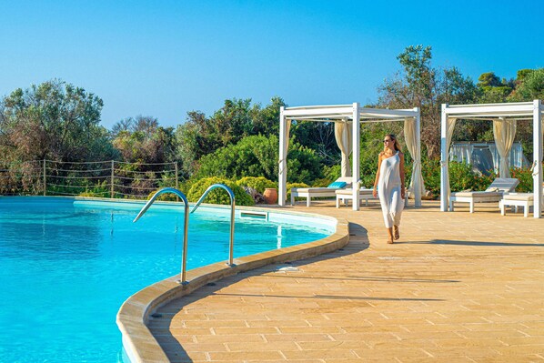 Piscina exterior sazonal 