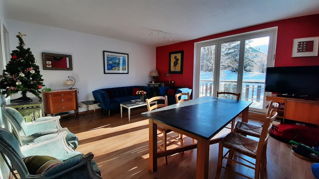 Appart 100 M² Centre-ville Dans Jardin 2 Ha à 300 M Du Lac (Vues Jardin & Lac) - Gérardmer