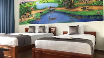 1 quarto, frigobar, individualmente decorados