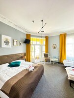 Apartamento superior, várias camas, vista para a cidade (12,22,32) | Roupas de cama premium, individualmente decorados