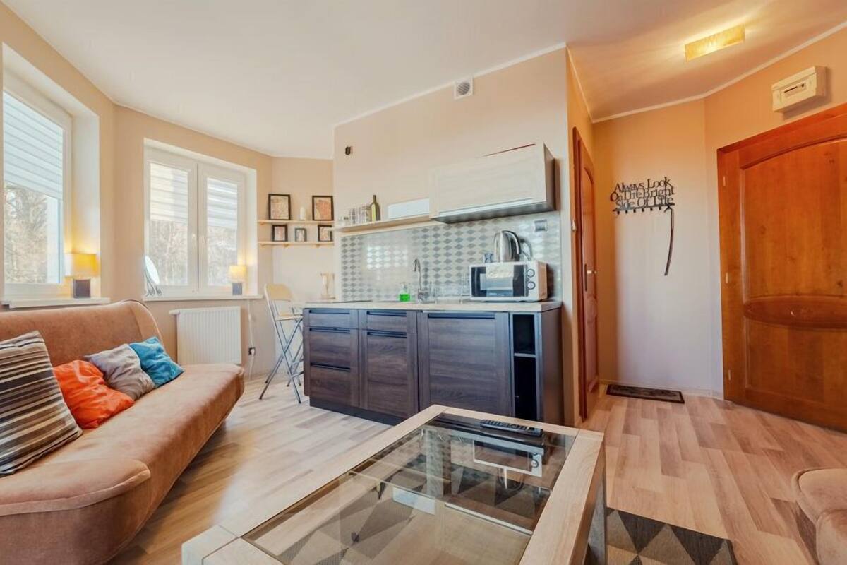 Apartamento (3a/9) | Área de estar | TV de tela plana