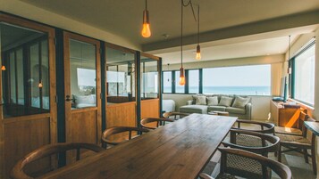 Suite Executiva, 3 quartos, não fumadores, vista para o oceano | Vista para a praia ou o mar