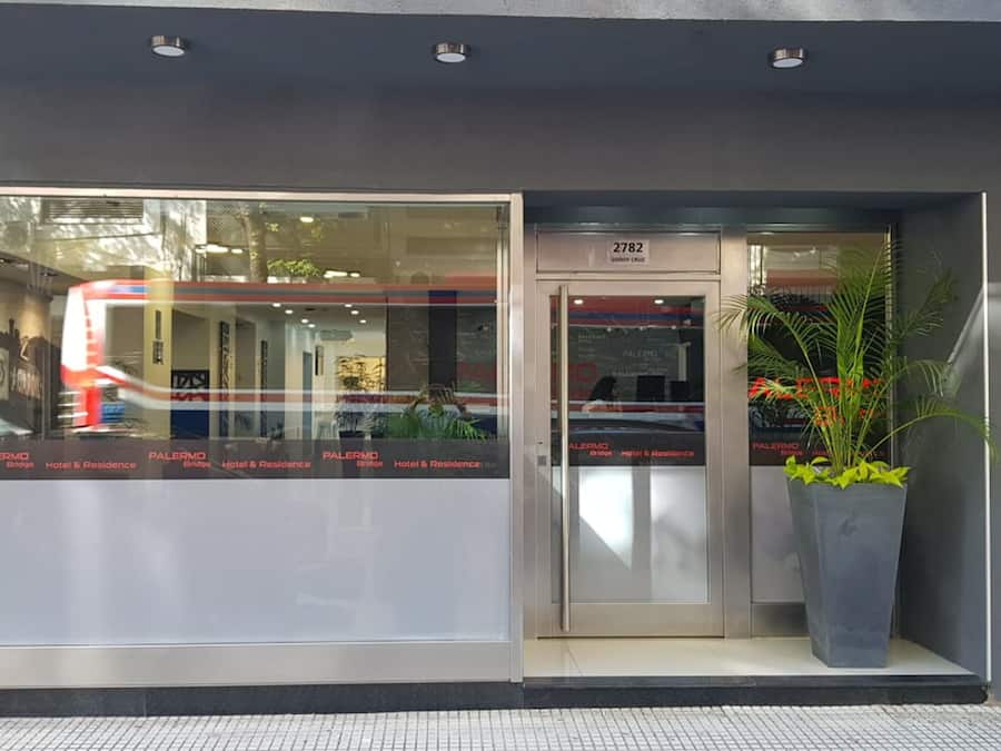 Entrada do alojamento