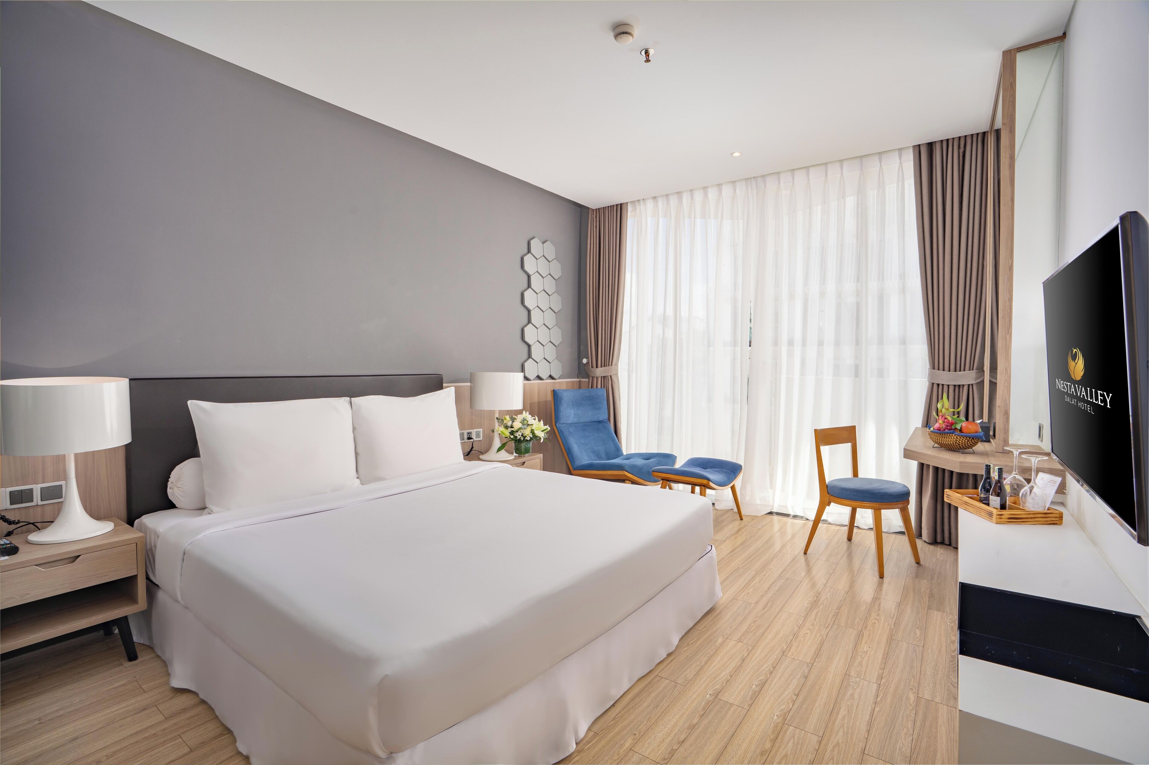 Superior Double Room with Free Herbal Foot Bath 15 mins | Minibar, cofre no quarto, secretária, Wi-fi grátis 
