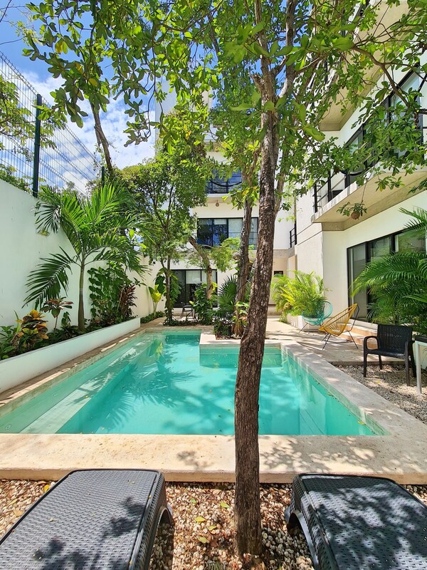2 Bedroom Apartment + Fast Wifi + Pool - M5 - Tulum
