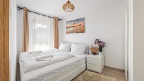 Apartamento (17 ul. Rybacka 11E) | Ferro/tábua de engomar, roupa de cama fornecida 