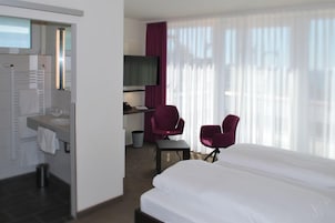 Roupas de cama premium, camas com colchões pillow-top