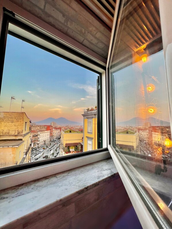 Penthouse Panorâmica, vista para a montanha, no piso executivo | Vista do quarto