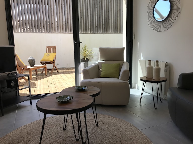 Appartement De Charme Confortable Au Coeur De Pornic, Terrasse Et Garage - Pornic