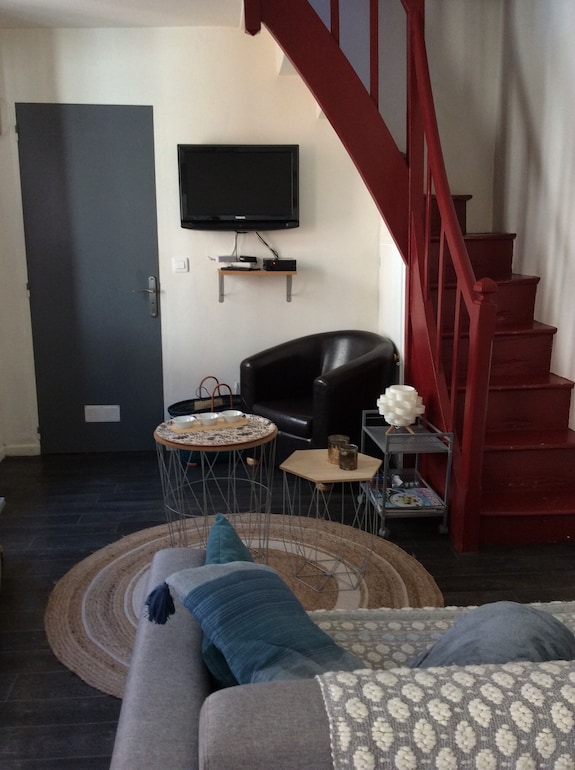 « La Maison », Coeur Du Village, 50 Mètres De La Mer. Pas De Parking - Plage de Saint-Jouin-Bruneval