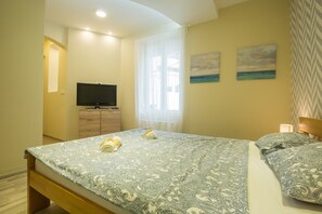 Apartamento | 1 quarto, secretária, secretária adequada para computadores portáteis 