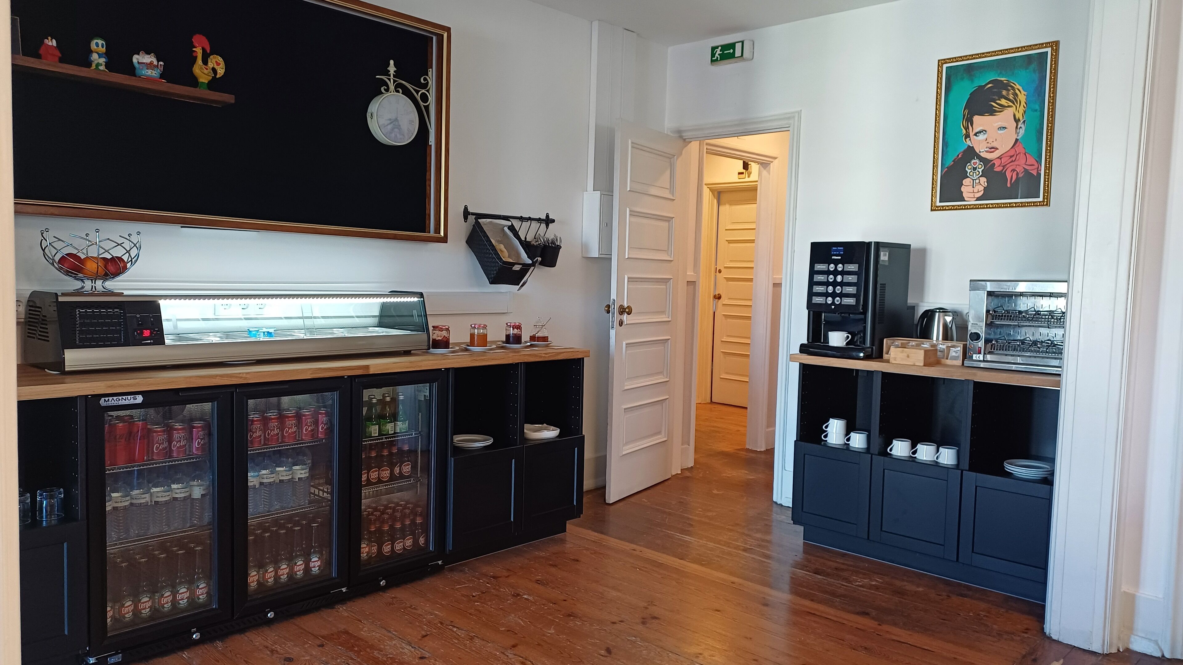 Café da manhã continental grátis todos os dias