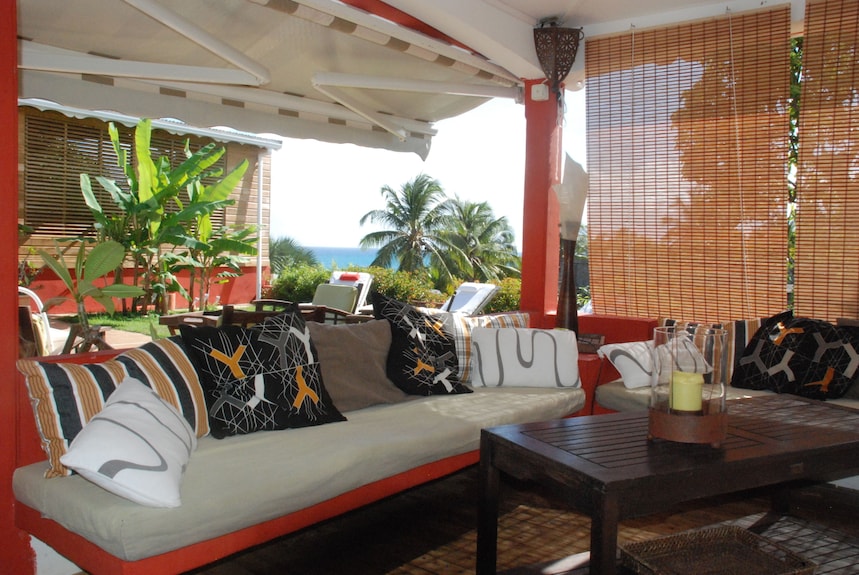 Amplia Villa En St François Frente Al Mar De 2 A 14 Personas. - Guadalupe