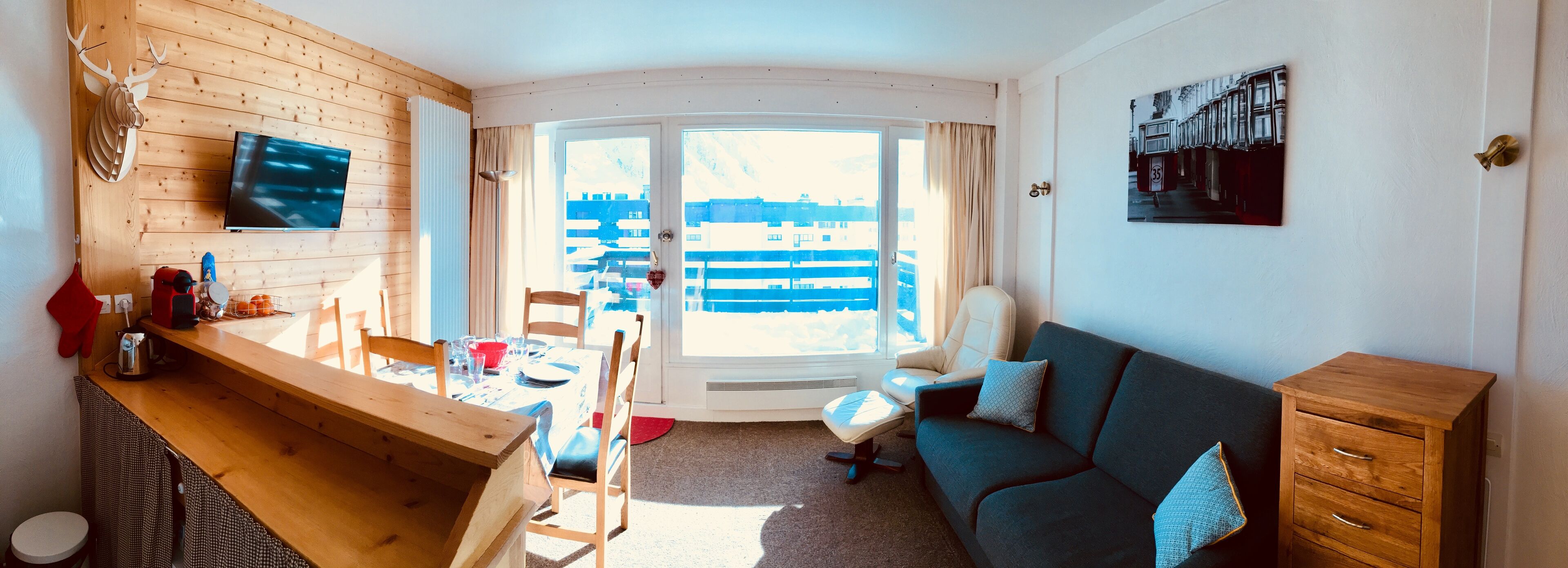 Tignes The Lake On Skis 4 Pers Bec Rouge Large Terrace - Tignes