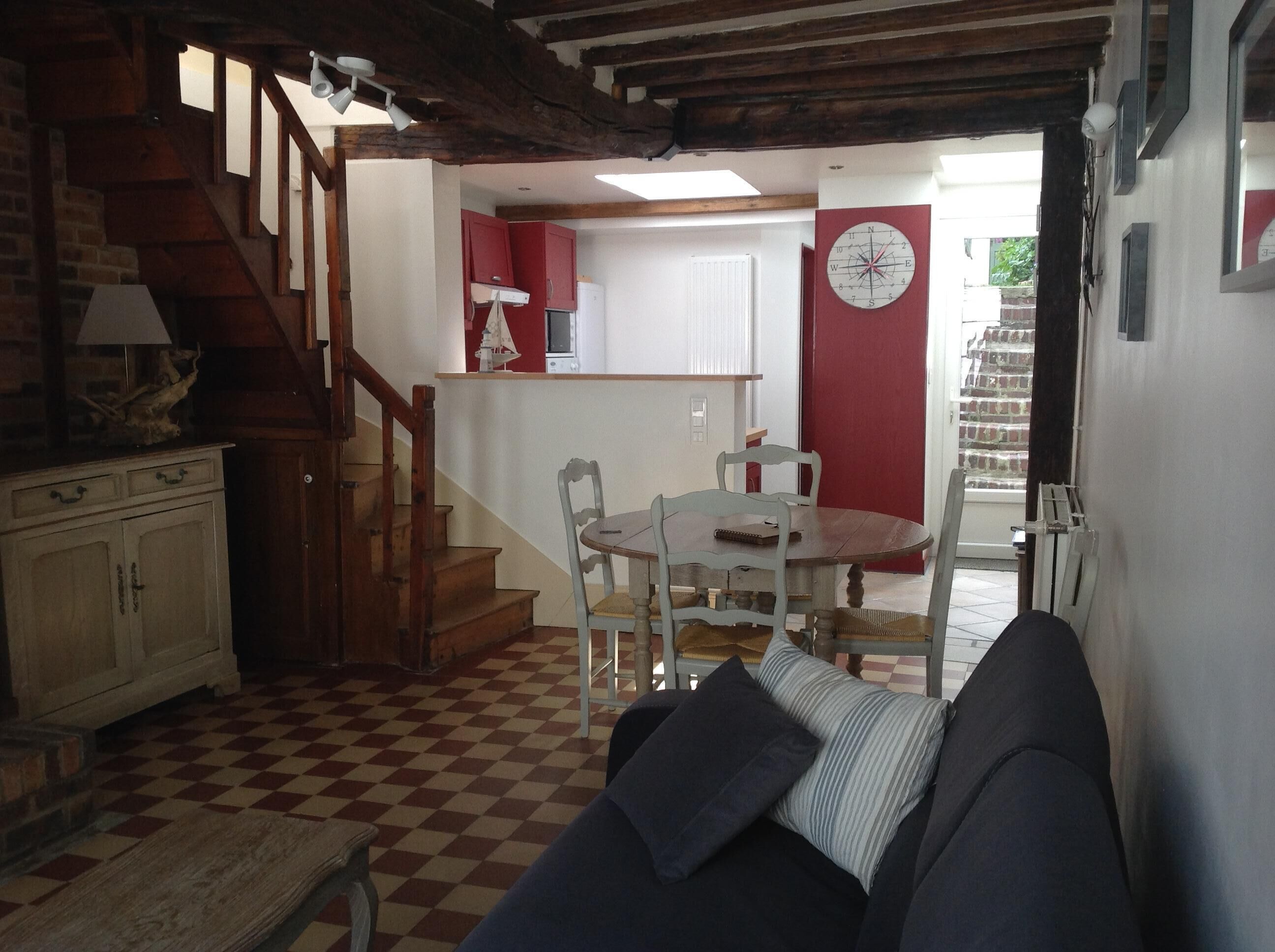 Fischerhaus Mit Garten Und Terrasse In Südlage. Möblierte Touristenunterkunft *** - Saint-Valery-sur-Somme