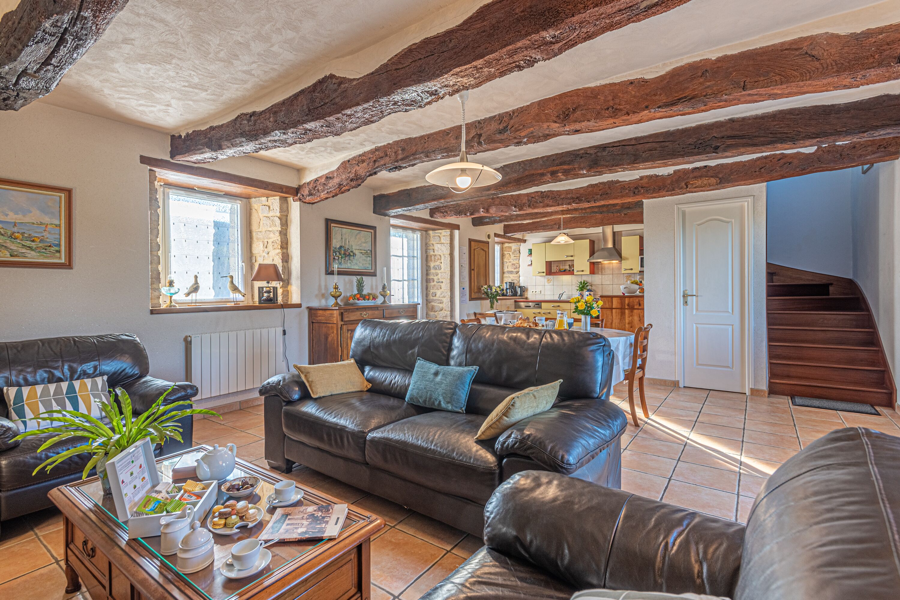 Gîte Avec Cheminee 1km Pt Port Le Bono 300m Sentier Côtier Golfe Morbihan - Morbihan