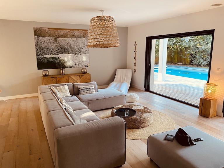 Incroyable Villa 420m2 , 16 Pers, Hamman, Jaccuzi, Piscine, 10 Min. Vélo Bassin - Gironde