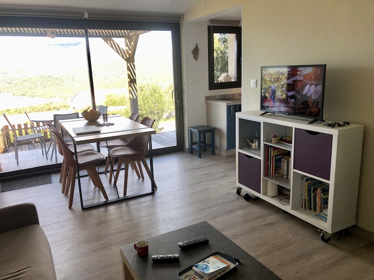 Mini-villa, Magnificent Sea View - Heated Pool - Residence In Serra Di Ferro - Corsica