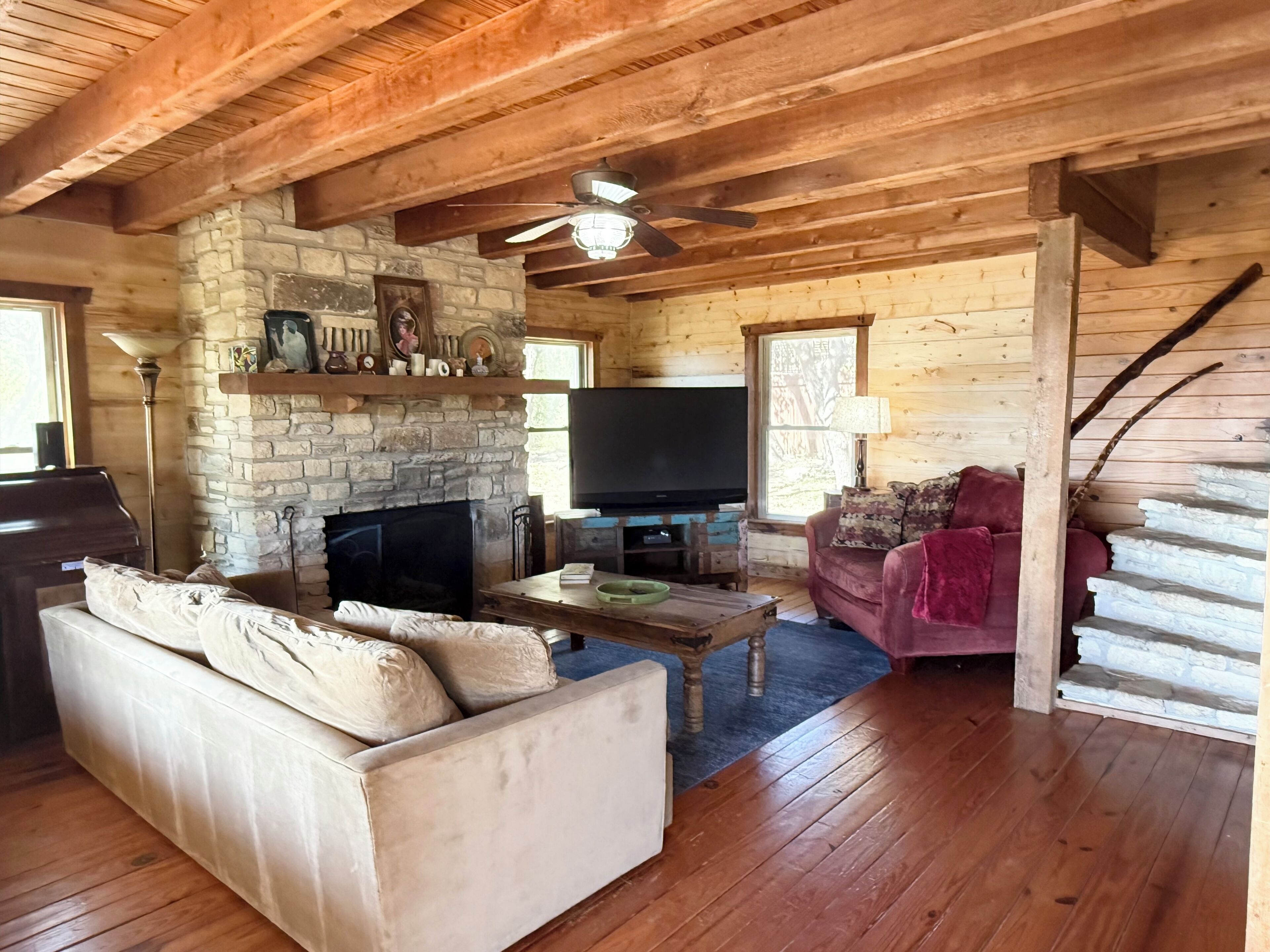 Vue, Log Home, Piscine, Sur 4. 5 Acres, Près De Wimb Square. - Wimberley, TX