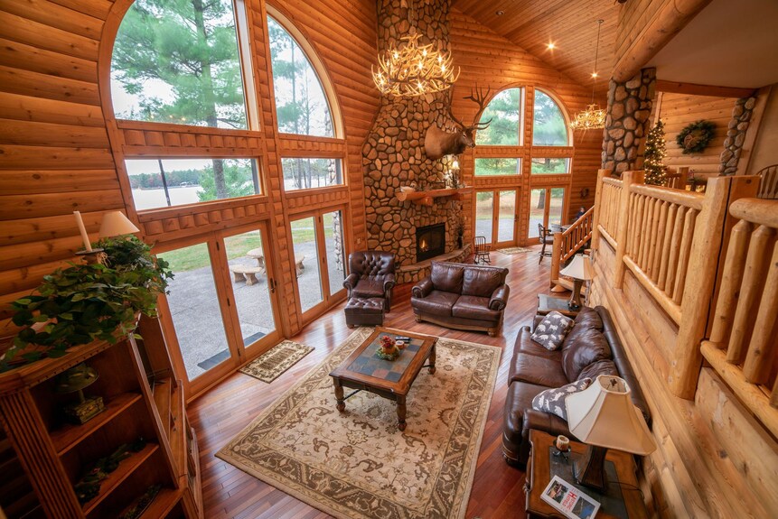 Beautiful Lake House With Sunset Views, Foosball Table, Huge Yard, Private Dock! - Black River State Forest, Black River Falls