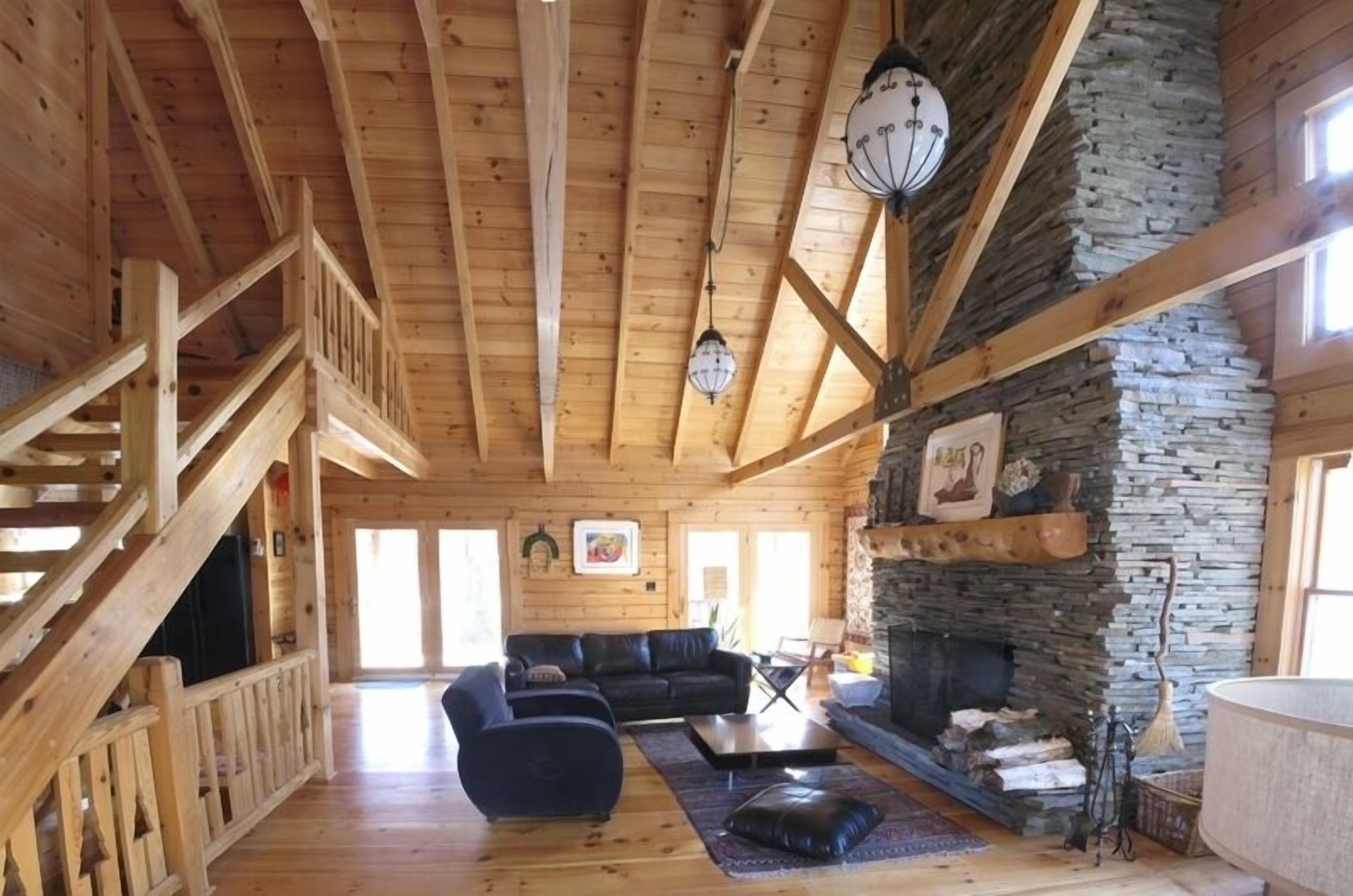 Private Waterfront Log Home On The Delaware River - Upstate _ Catskills - Narrowsburg, NY