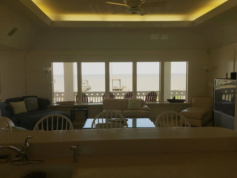 Maison Au Bord De L'eau Avec Une Vue Magnifique Sur La Baie De Galveston - Kemah, TX