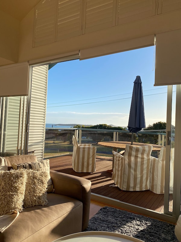 Luxury @ Hayborough.getaway With Sea, Town & Island Views. Woodfire & Firepit - Port Elliot