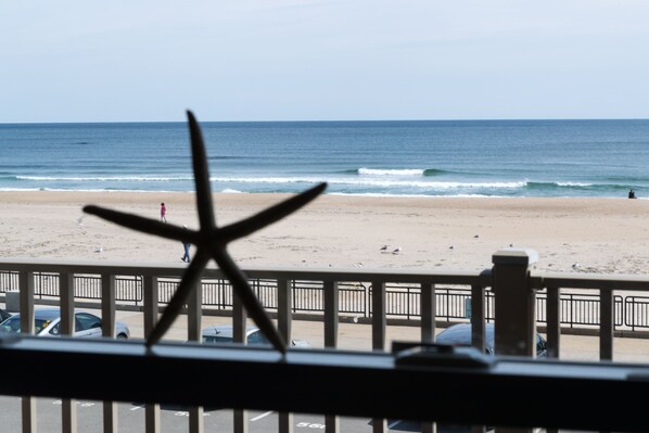 Upscale Oceanfront Condo Steps From The Seashell Stage - Hampton | Vrbo