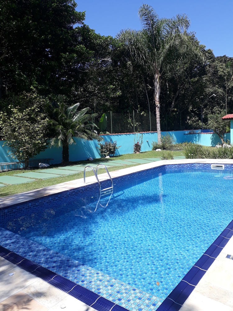 Dirección De La Playa, Boraceia ,, Bertioga, 3 Suites Con Aire Acondicionado Pisc. Partic. Barbacoa - Bertioga