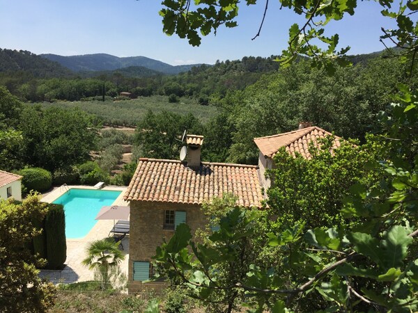 Rural Villa For 8 Adults, With Heated Pool - Draguignan