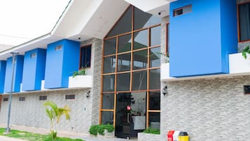 Entrada do alojamento