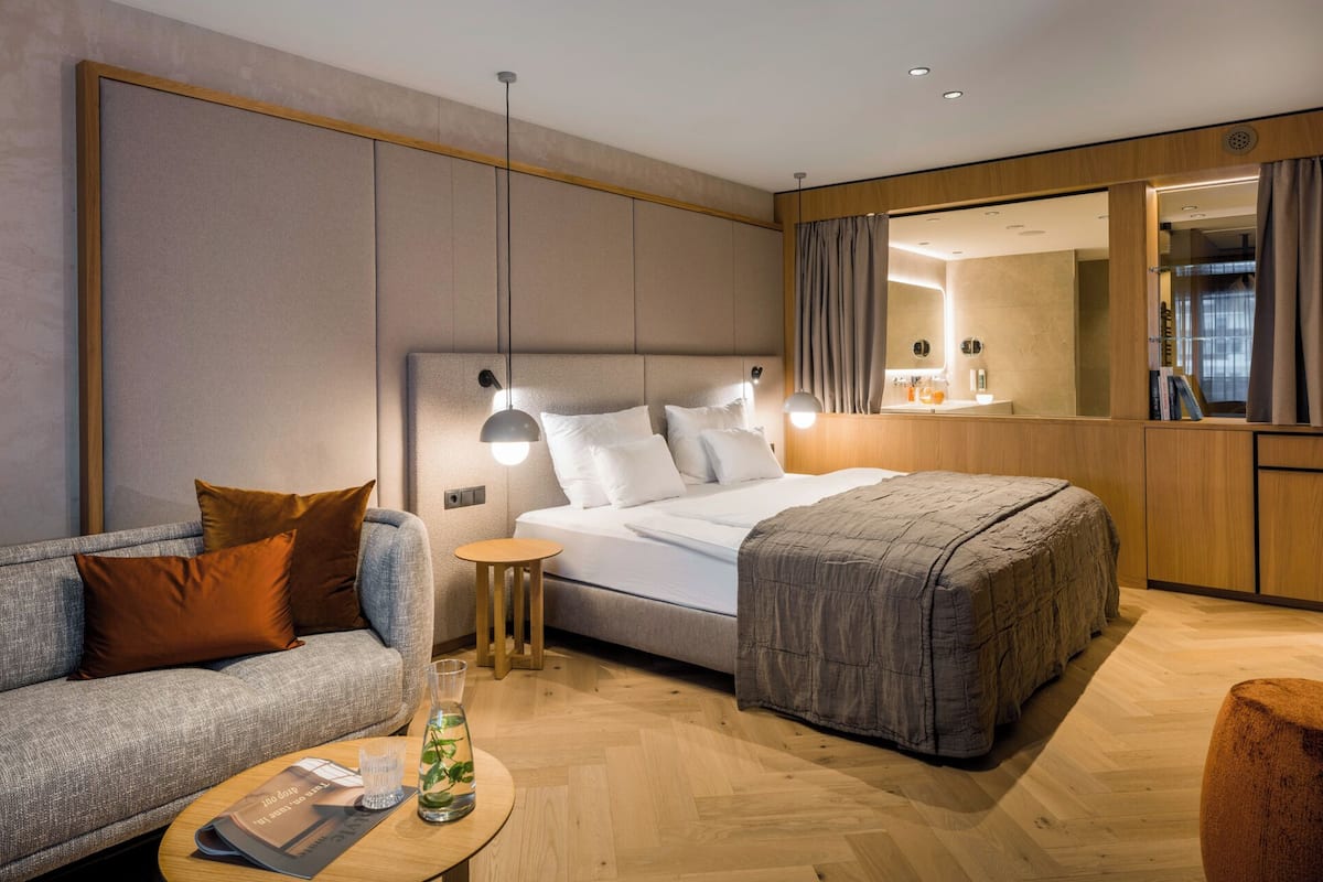 Suite Familiar | Roupa hipoalergénica, cofre no quarto, cortinas/cortinados opacos 