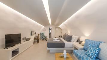 Suite (Canava) | 1 quarto, roupa de alta qualidade, camas de colchão pillowtop, minibar