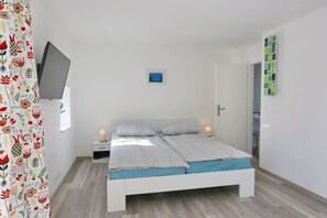 Apartamento Familiar, 2 quartos | 2 quartos, roupa de alta qualidade, com decoração personalizada 