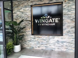 Entrada do alojamento