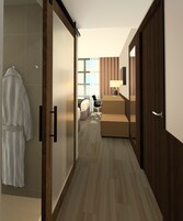 Roupas de cama antialérgicas, cofres nos quartos
