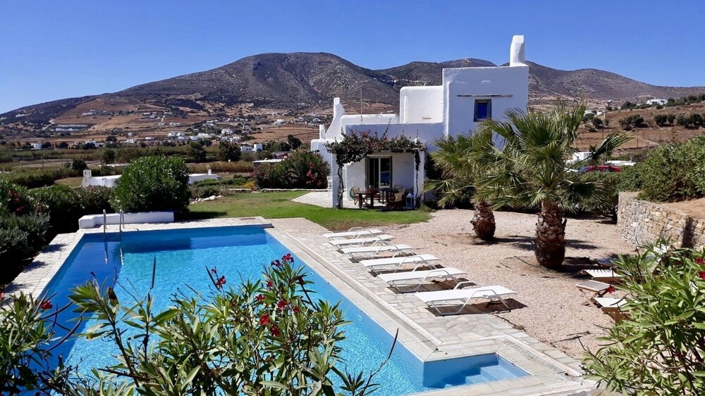 Paros, Drios Golden Beach: Hermosa Villa, Piscina Privada, Vistas úNicas Al Mar - Paros
