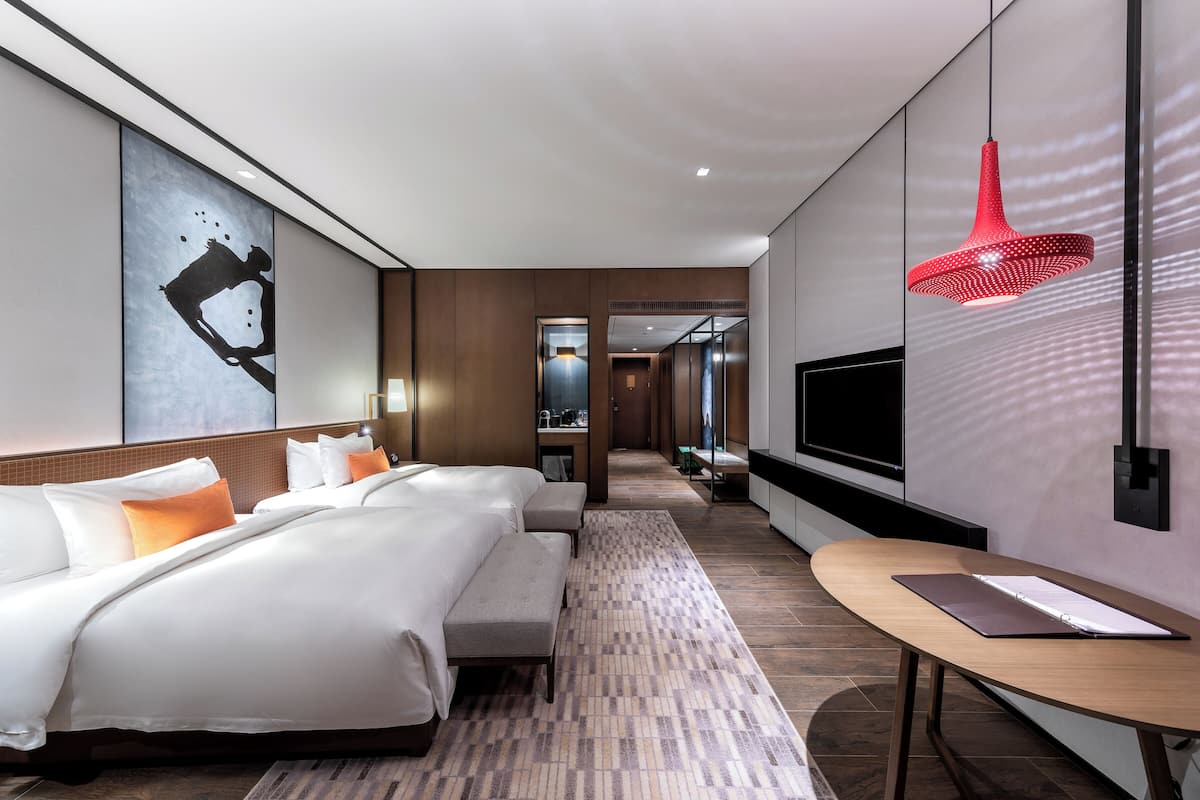 1 quarto, minibar, cofre no quarto, secretária