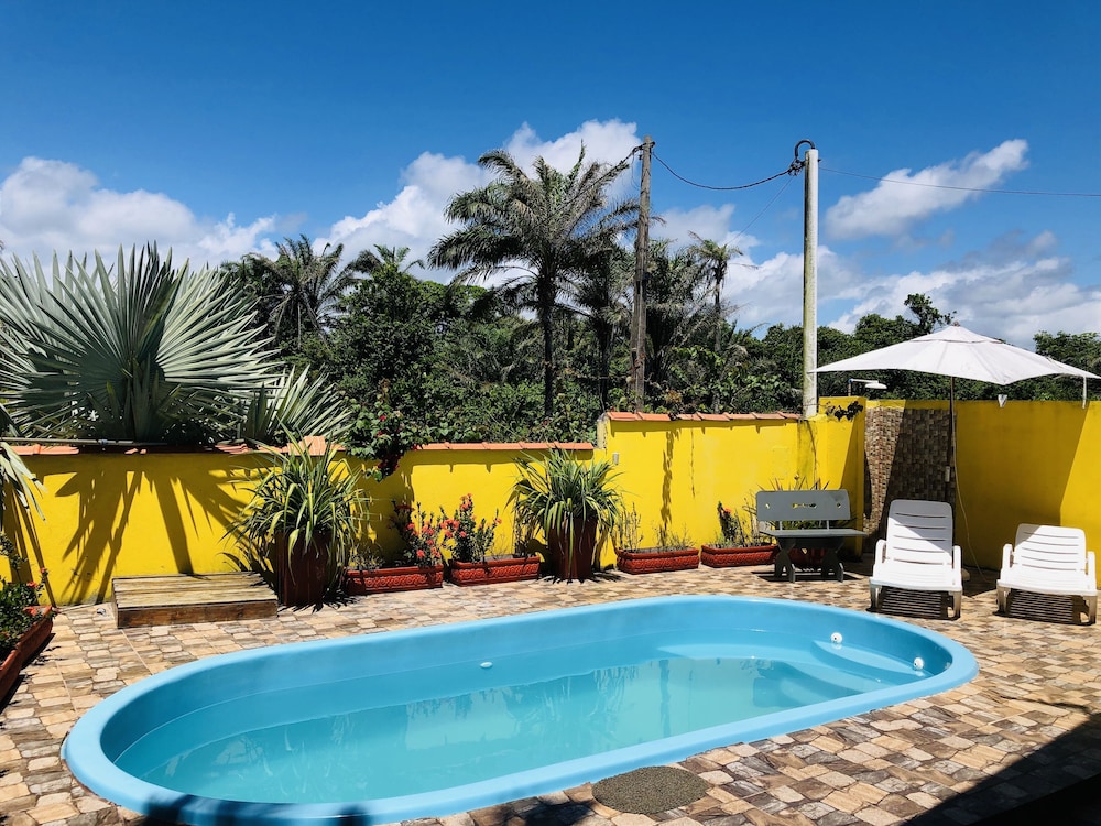 Casa En La Playa Con Piscina Para 10 Personas, Terreno De 8500m2 De Mata Atlantica - Bahía