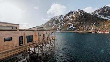 Suite-Estúdio Premium, 1 cama de casal e sofá-cama, não fumadores, vista para o mar | Cortinas/cortinados opacos, Wi-fi grátis, roupa de cama fornecida