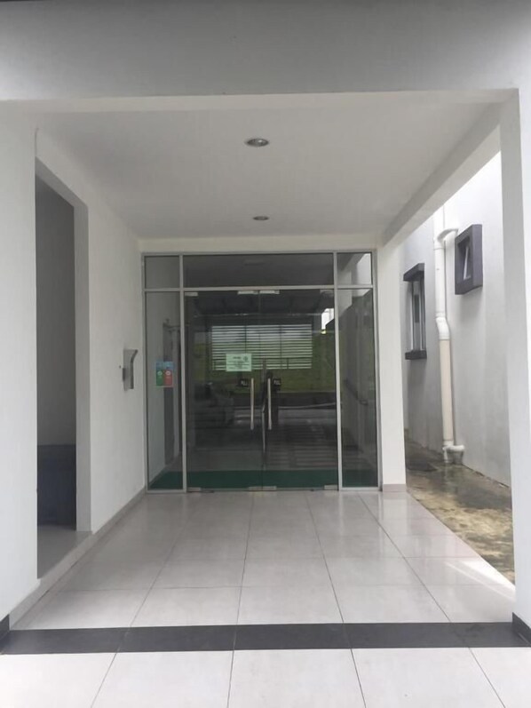 Entrada do alojamento