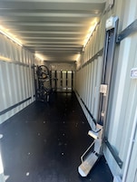 Arrumação de equipamento de esqui