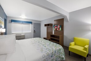 Estúdio, 1 cama king-size, não fumadores | Cortinas/cortinados opacos, ferro/tábua de engomar, Wi-fi grátis 