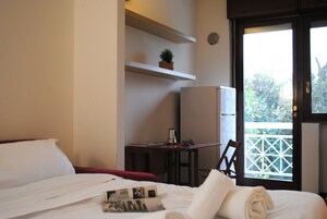 Estúdio | Ferro/tábua de engomar, Wi-fi grátis, roupa de cama fornecida 