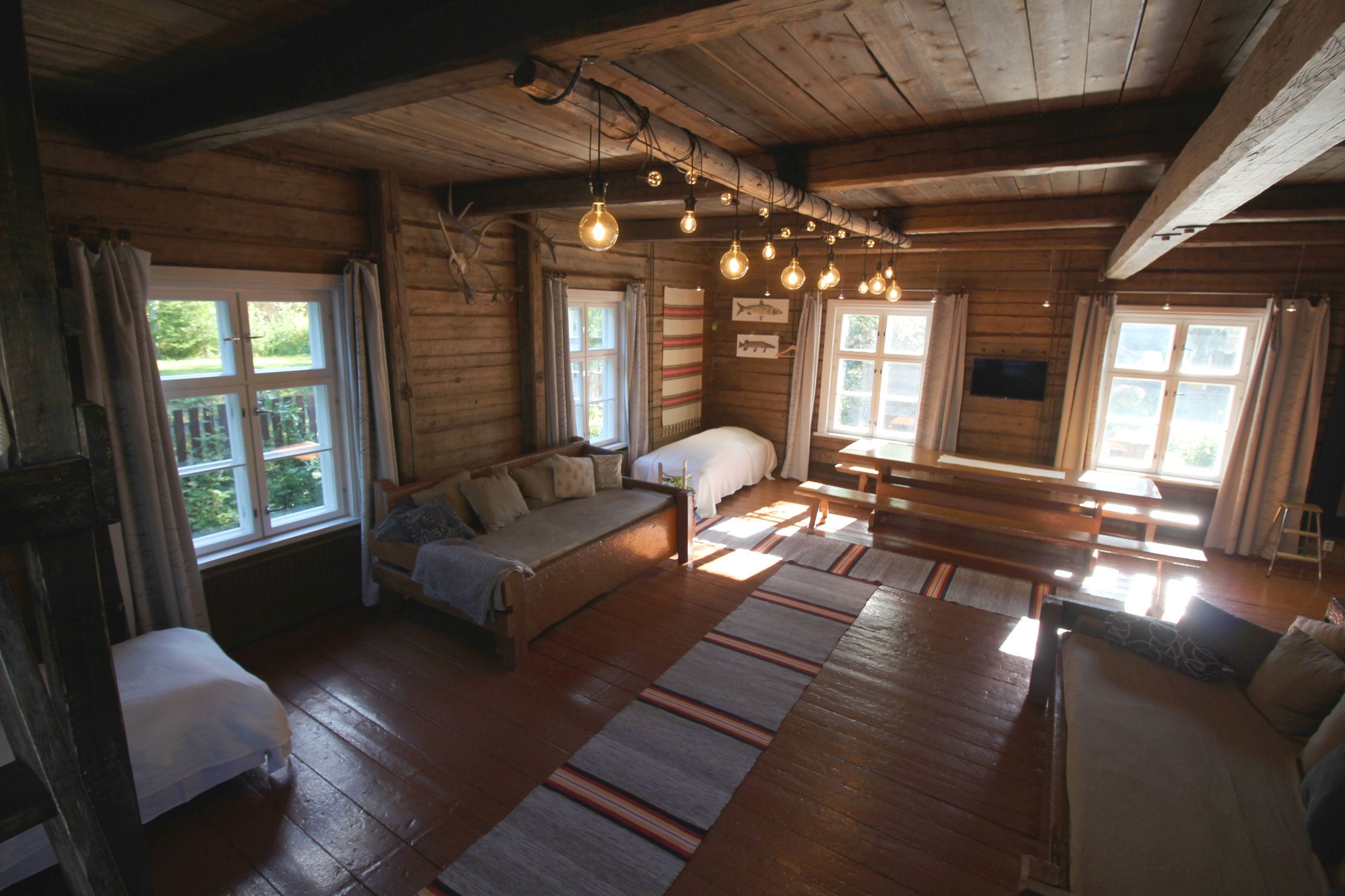 Estúdio real, várias camas, para não fumantes, vista para o pátio | Vista do quarto