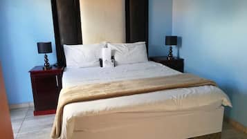 Wi-fi grátis, roupa de cama fornecida
