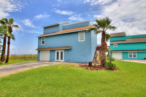Casa Costera En Lost Colony. Piscina Comunitaria, Paseo Marítimo A La Playa Y Vistas Al Golfo - Corpus Christi