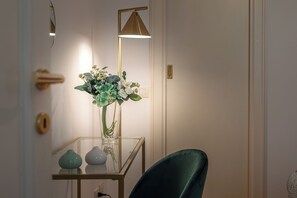 Apartamento família | 1 quarto, roupas de cama premium, edredons de pluma