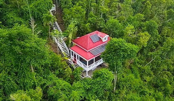 Romantic St John Hillside Villa W\/ A View!!  - Full A\/c & W\/d - East End