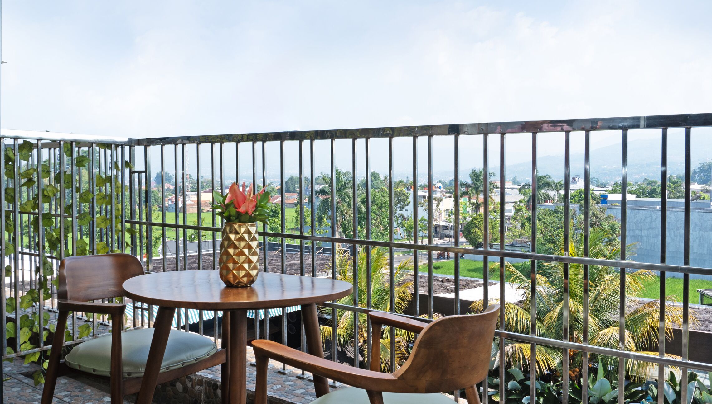 Quarto Executivo, 1 cama individual, varanda | Varanda